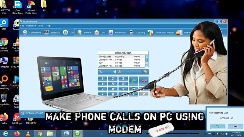 How to make Phone calls on Pc using a USB Modem - Смотреть онлайн в ...