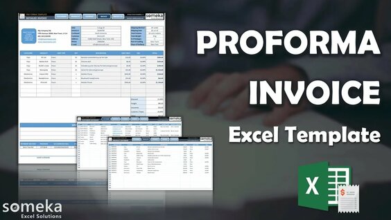 Proforma Invoice Template How To Create Proforma In Excel EroFound