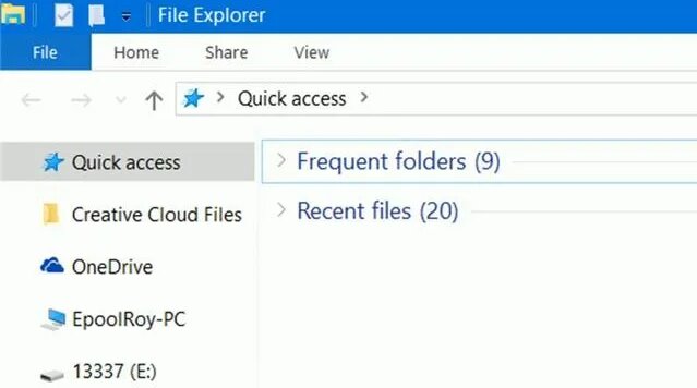 How to Remove Creative Cloud Files from the File Explorer Sidebar in ...