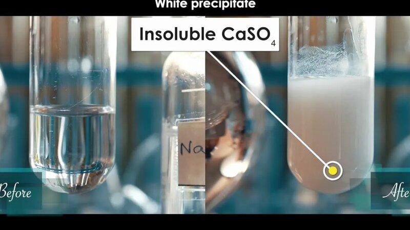 What happen when Calcium chloride (CaCl2) react with Sodium sulphate ...