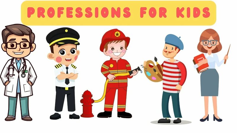 Professions for kids|professions for preschoolers|Job name|list of jobs ...