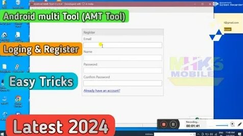 Android Multi Tool (AMT Tool) Loging & Register || How To Use Android ...