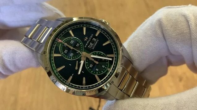 Hamilton Broadway Chronograph Automatic H43516141 Watch | Unboxing e ...