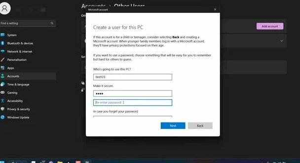 How To Create And Add Other User Accounts On Windows 11 Without A ...