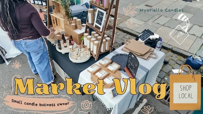 2-Day Pop-Up Market Vlog | Slow Market Sales | Small Business Owner Pop ...