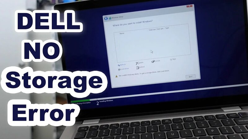 How To Fix Dell Couldn't Find Storage Driver Load Error in Windows ...