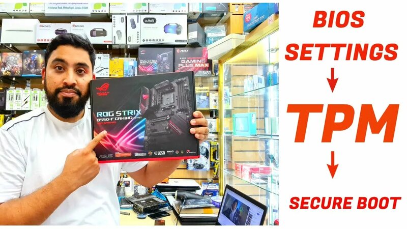 Asus Rog Strix B550-F Gaming BIOS TPM & Secure Boot For Windows 11 ...