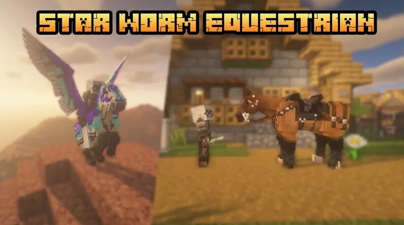 Лучший МОД ДЛЯ Всадников НА Конях | Star Worm Equestrian (SWEM ...