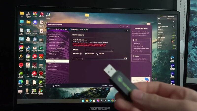 Secure Erase Samsung SSD 4k // SSD Low Level Format - Смотреть онлайн в ...
