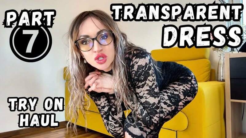 9 Min Tryon Haul Transparent Dress | H&M | Divided || #seethrough # ...
