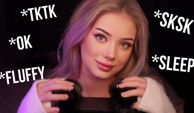Bilochka ASMR YOUR Favorite Trigger Words ASMR + Fluffy Mic Scratching ...