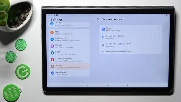 How to Turn On / Off Auto-Correction on Lenovo Yoga Tab 11 - Automatic ...