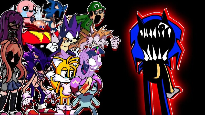 FNF Control - Cyclops Sonic But Different Characters Sing It (Everyone ...
