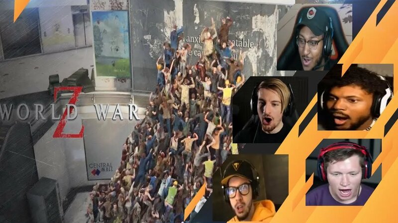 Gamers Reactions to the Zombie Horde | World War Z - Смотреть онлайн в ...