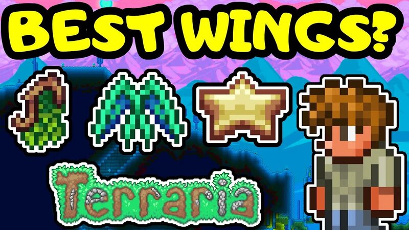 BEST AND Easiest Wings! Terraria Wings Guide! Best Wing Progression ...
