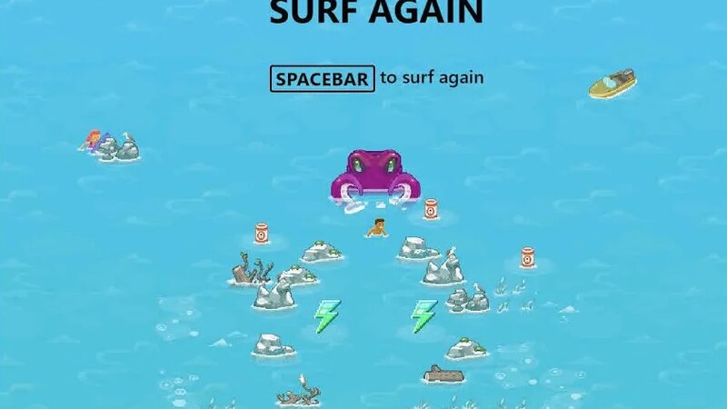 Microsoft Edge Surf Game High Score