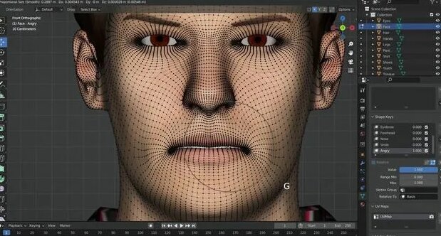Face Rig With Shape Keys And Drivers | Blender Tutorial - Смотреть ...