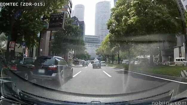 [Dashcam] Video recorded by the front camera of "Comtec ZDR-015 ...