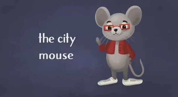 The City Mouse and the Country Mouse - городская мышка и сельская мышка ...