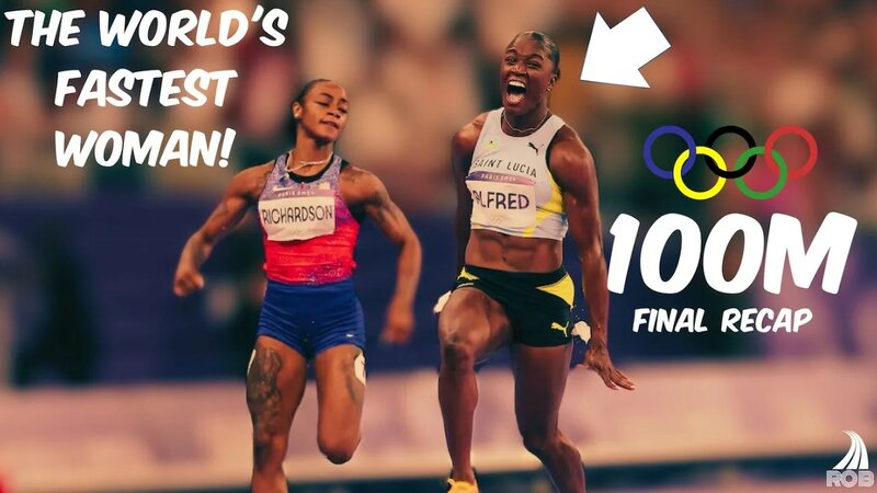 How is SHE the World’s Fastest woman?! || An Honest Olympic 100 meter ...