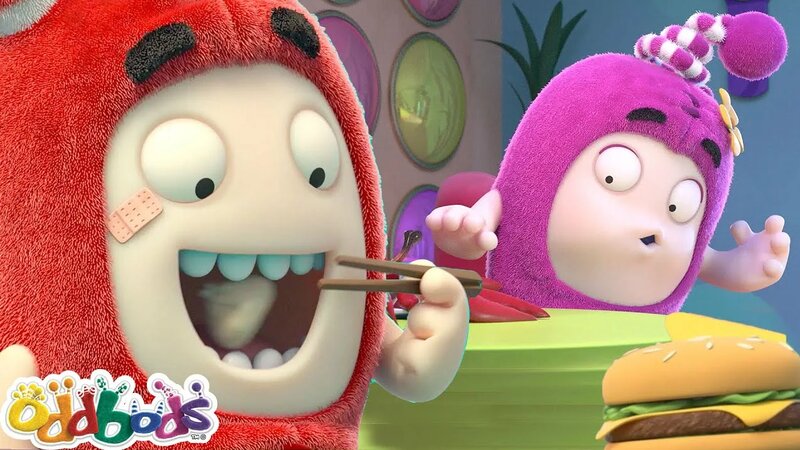Oddbods Full Episode Restaurant Dash! Oddbods Food with Friends | Funny ...