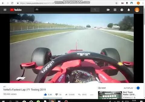 Vettel's Fastest Lap | F1 Testing 2019