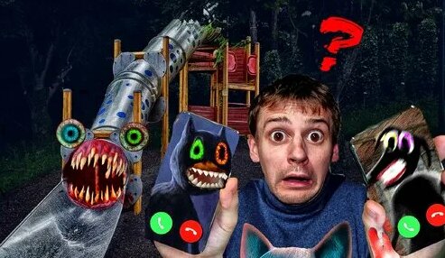 AjaMakarena | SCP Горка Пожиртаель vs Cartoon CAT Ангелина! Горка SCP ...