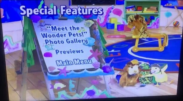 DVD Menu Walkthrough of The Wonder Pets: Save the Wonder Pets 2007 DVD ...