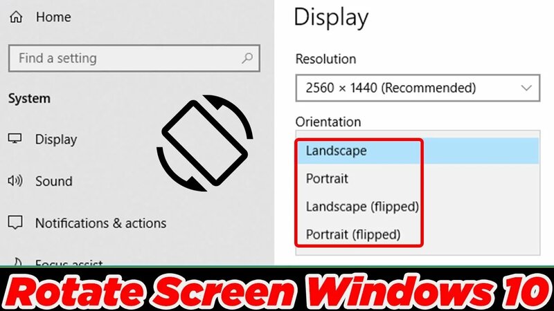 [Guide] How to Rotate Screen Windows 10 Easily | TechinPost