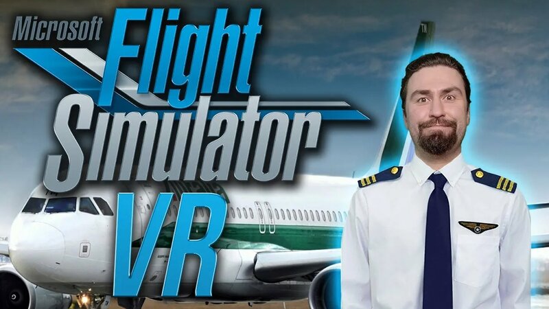 Вот для этого и нужен VR! Microsoft Flight Simulator 2020 VR. Из Милана ...