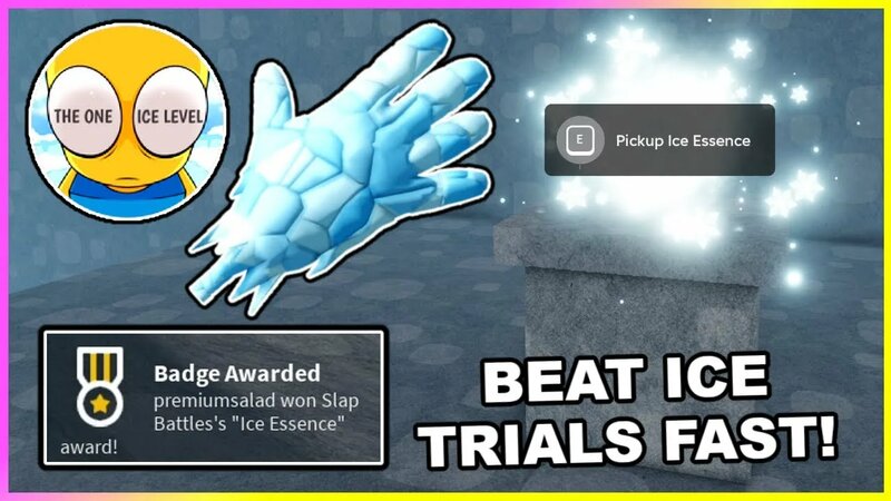 Frostbite Glove Obby Tutorial (Ice Trials) in SLAP Battles! (Access ...