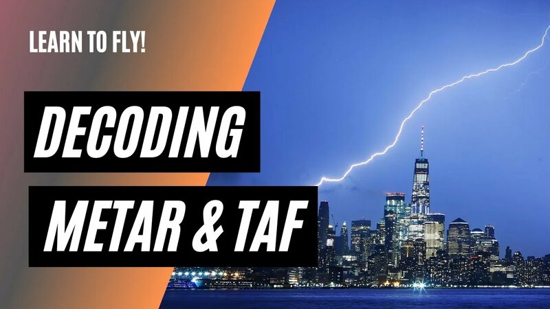 Decoding METARs and TAFs | Part 107 Test Tips | How to Read a Metar and ...
