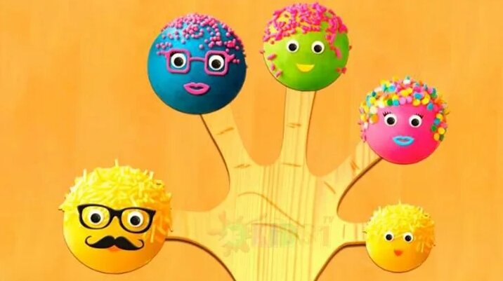 Видео Cake Pop Finger Family with Surprise eggs - Nursery Rhymes Songs ...