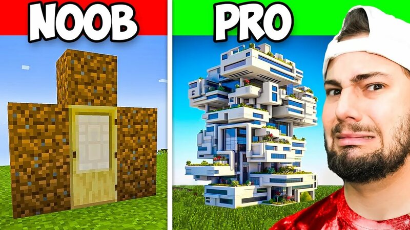 1 Hour vs 100,000 Hour Minecraft Build Off - Смотреть онлайн в поиске ...