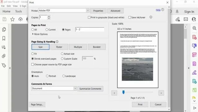 How to print selected area in pdf using Adobe Acrobat Pro DC - Смотреть ...