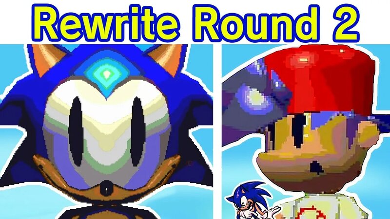 Friday Night Funkin' VS Rewrite - Round 2 - Sonic.EXE (FNF Mod) (Sonic ...