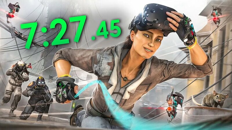 Я впервые попробовал заспидранить half-life alyx - Смотреть онлайн в ...