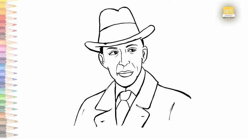 Sergei Rachmaninov Russian Pianist, Composer drawing | How to draw ...