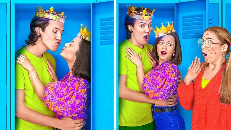 Популярные Ученики И Ботаны || Как стать популярной? Смешные моменты от ...