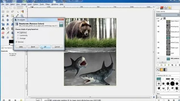 GIMP Tutorial : Editing PNG Image Being One Using GIMP - Смотреть ...