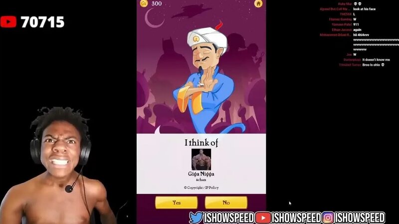 GIGA Nigga IS THAT ME? - IShowSpeed funniest moments - Смотреть онлайн ...