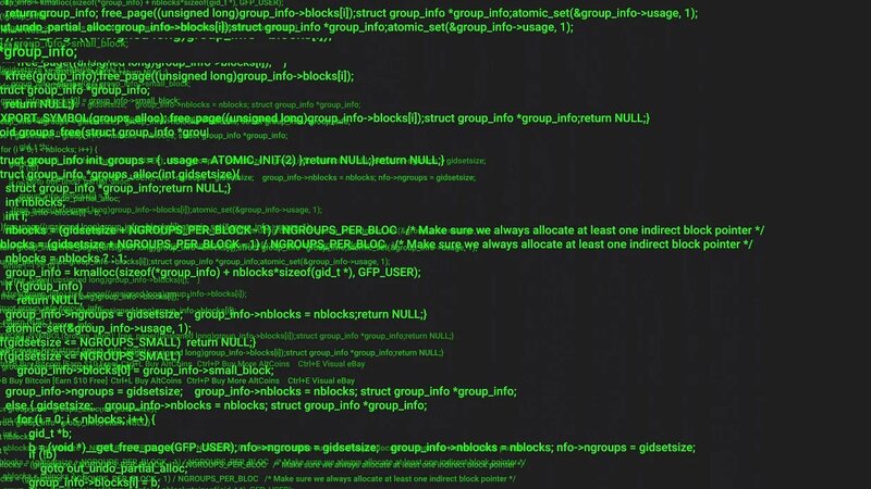 Green screen coding hacker concept animation with glitch Free Stock ...