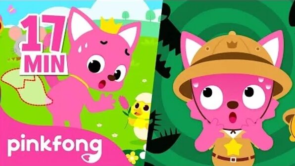 Find Pinkfong's Tail! + More | Animal Songs Compilation by Pinkfong ...