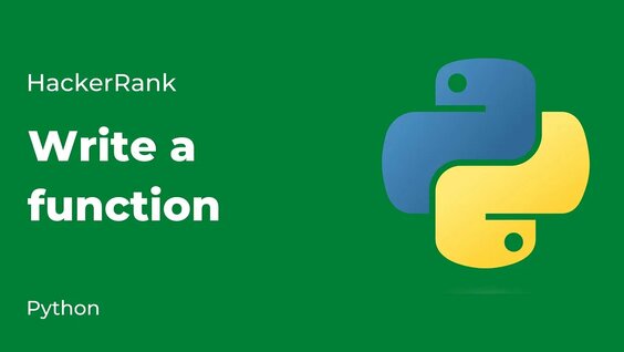 write a function hackerrank: 861 video Yandex'te bulundu
