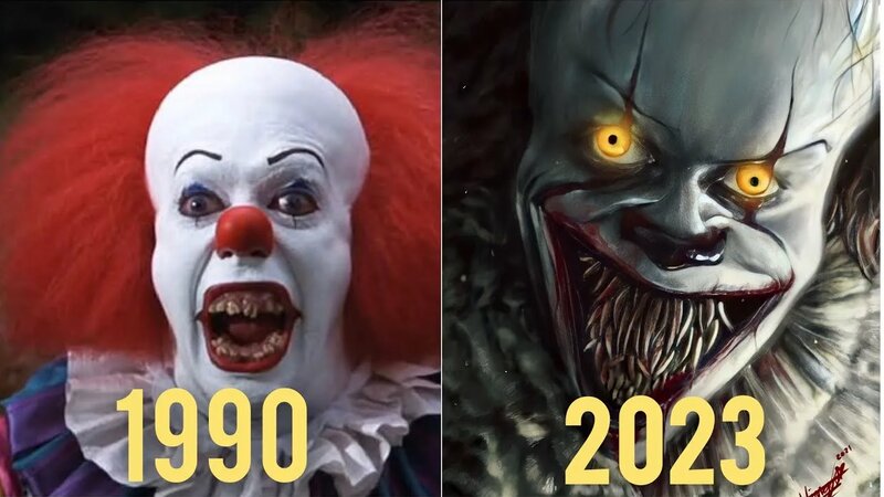 Pennywise evolution from 1990 to 2023 | Mr Evolution | #Pennywise # ...