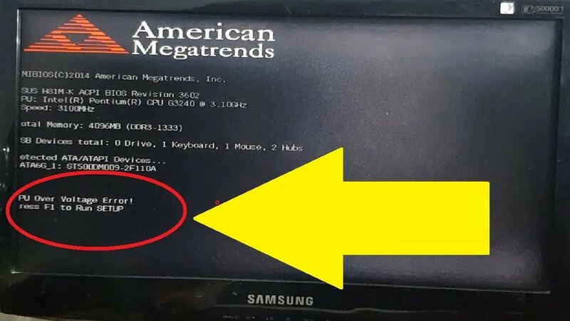 How To Fix CPU Over Temperature Error Bangla || cpu over voltage error ...