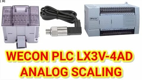 Wecon PLC Analog Scaling || 4AD Analog programming#scaling #analog ...