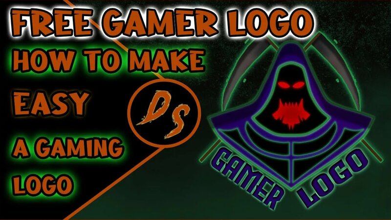 Free Gamer Logo | How to make easy a gaming logo