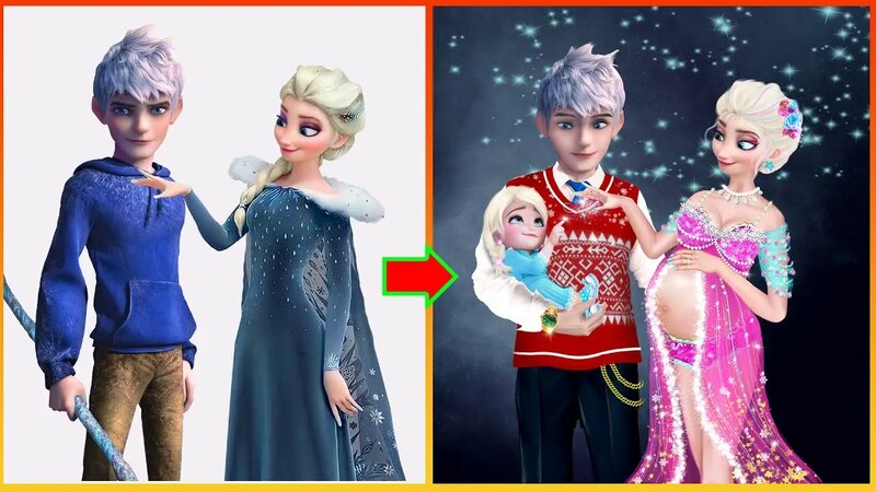 Frozen 2: Elsa and Jack Frost have baby - Elsa Frozen Transformation ...