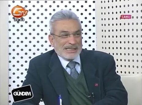"Gündem" adlı program. İsmet Özel Durmuş Küçükşakalak ve Mustafa Deveci ...